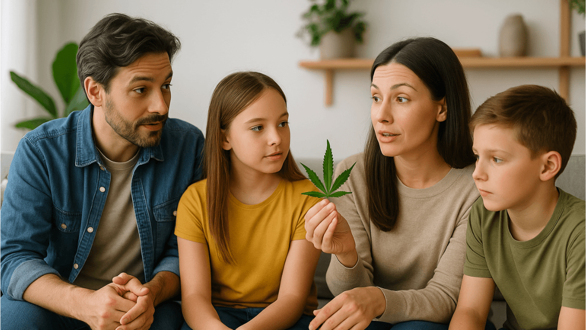 Entre o afeto e a verdade: como falar sobre cannabis com os filhos
